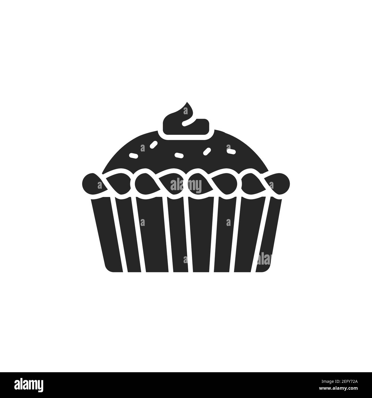 Pie color line icon. Isolated vector element. Outline pictogram for web ...