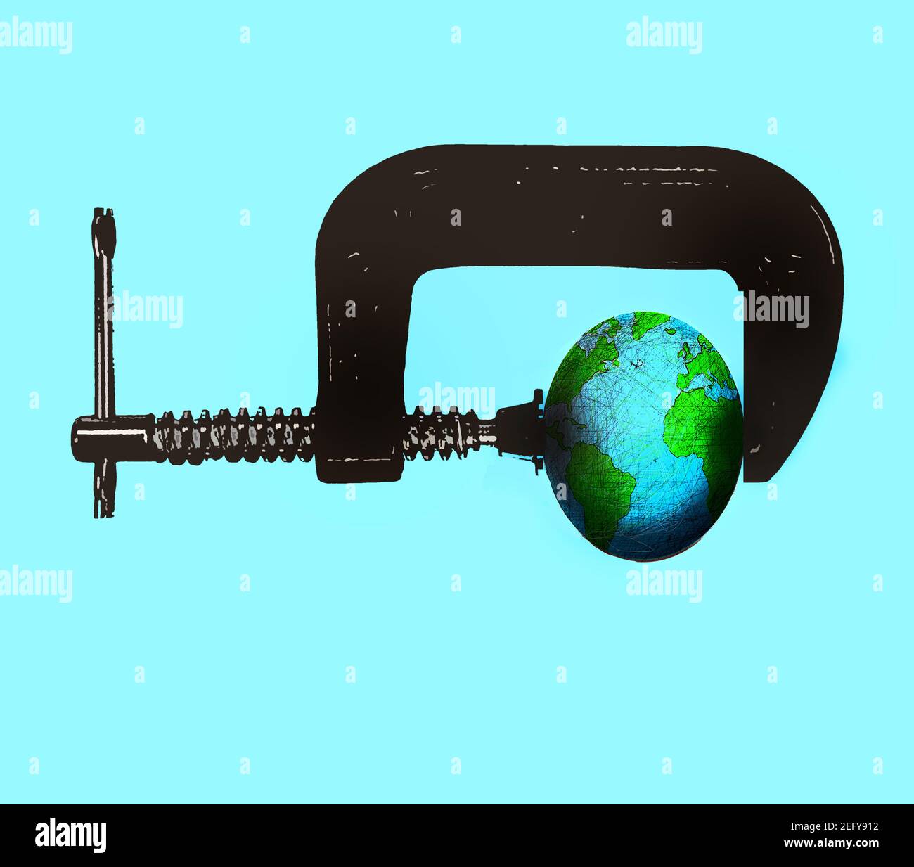 Screw with the planet hi-res stock photography and images - Alamy