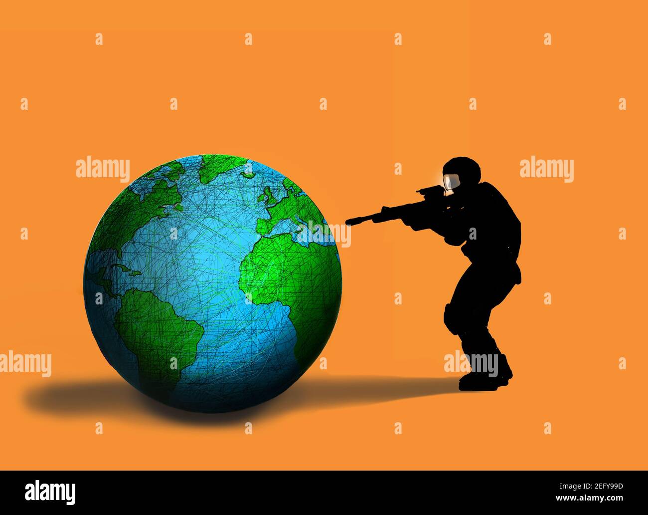 Police point map hi-res stock photography and images - Alamy