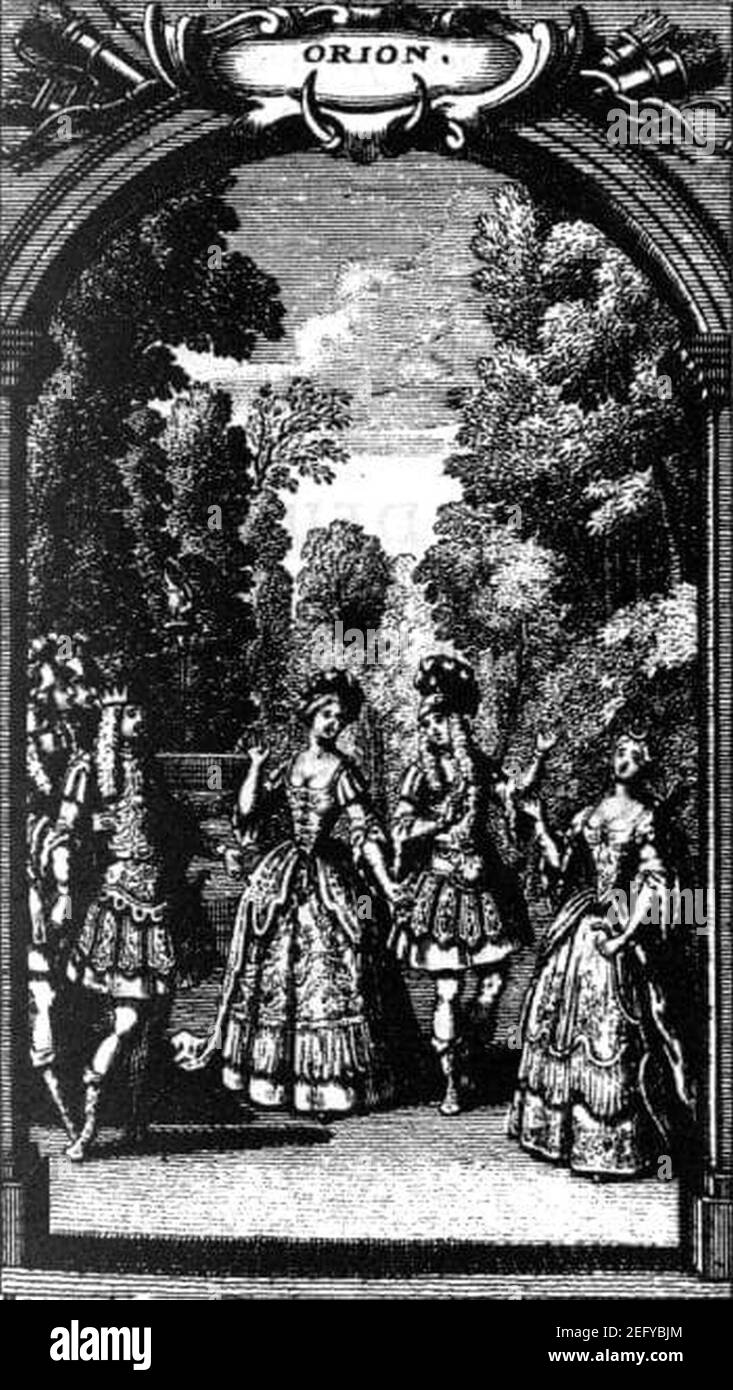 Orion Livret Frontispice Stock Photo - Alamy