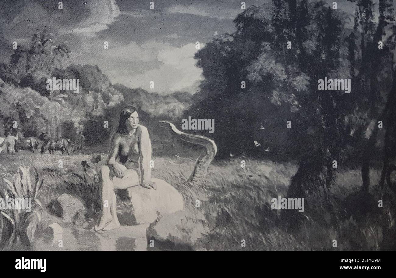 Ormen sa till kvinnan x Joachim Skovgaard Stock Photo - Alamy