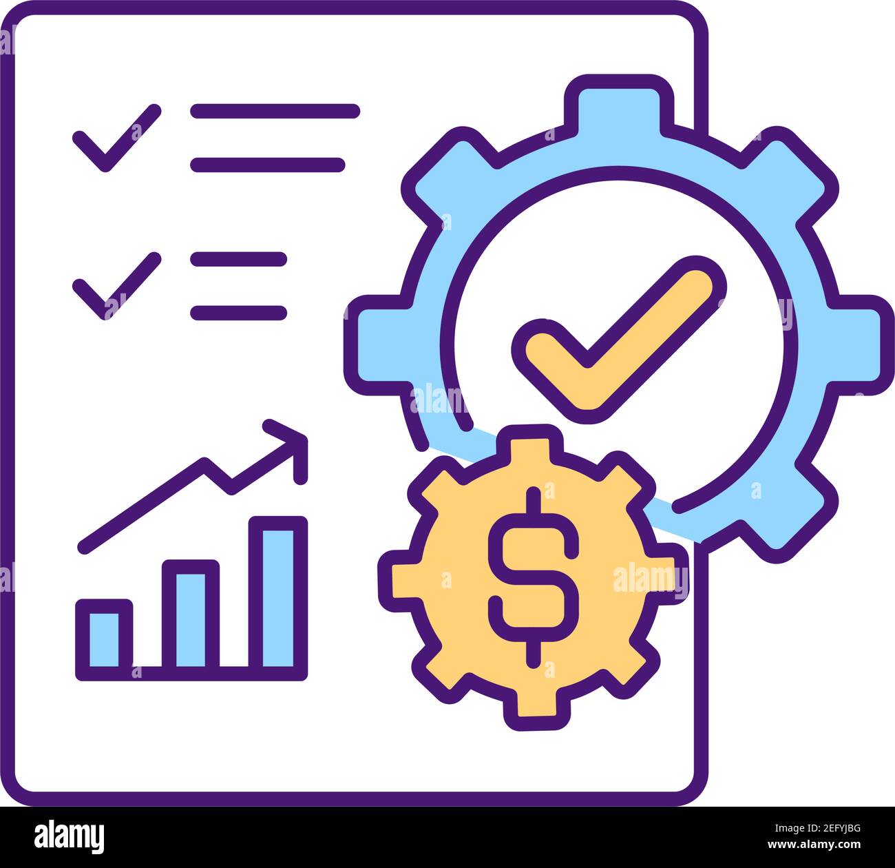 Company growing contract RGB color icon Stock Vector Image & Art - Alamy