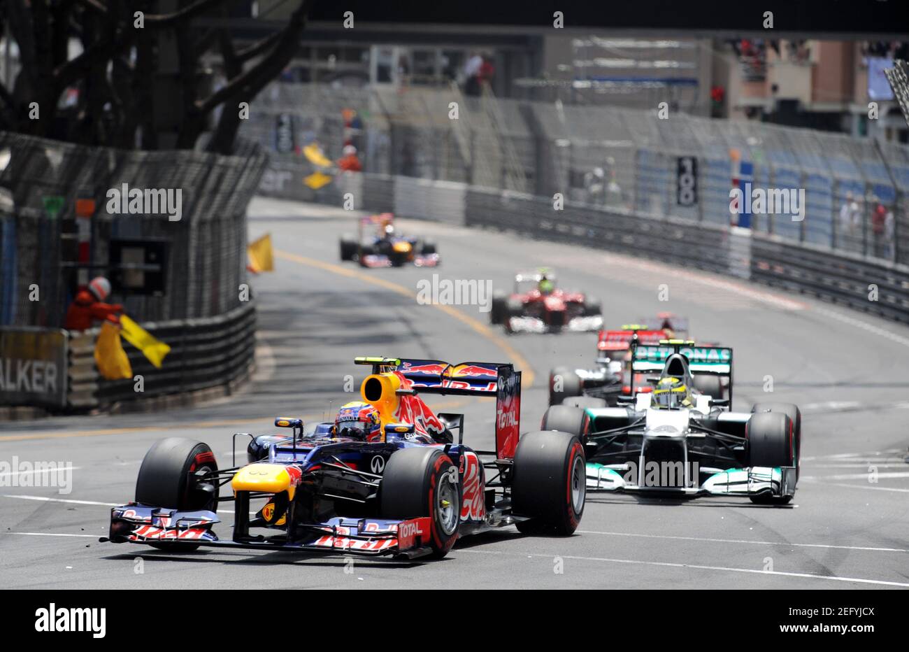 Red bulls mark webber monaco grand prix circuit de monaco hi-res stock ...