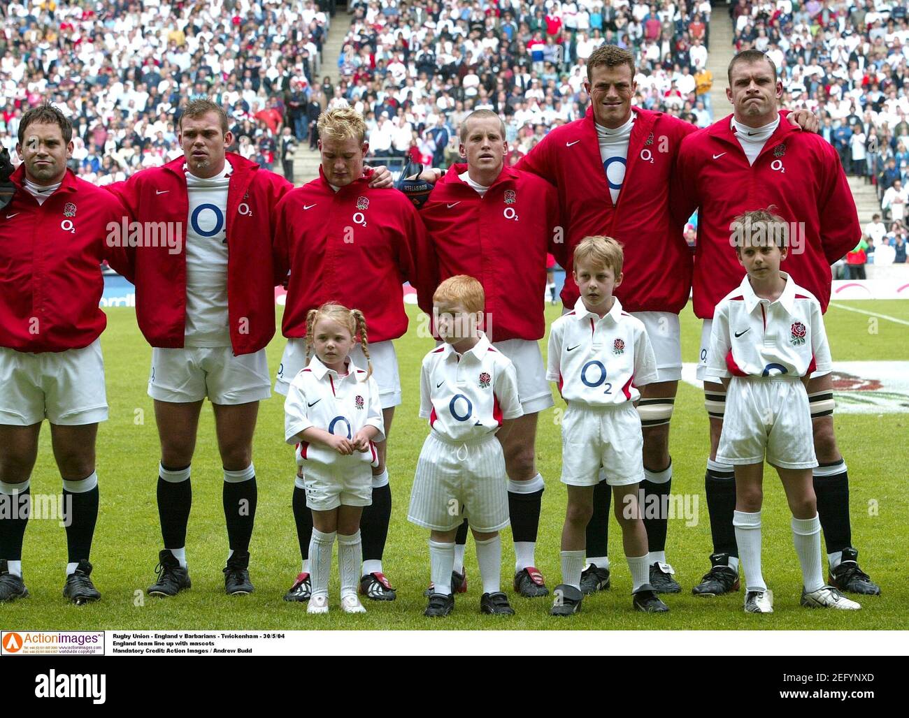 England mascots line up team hi-res stock photography and images - Alamy