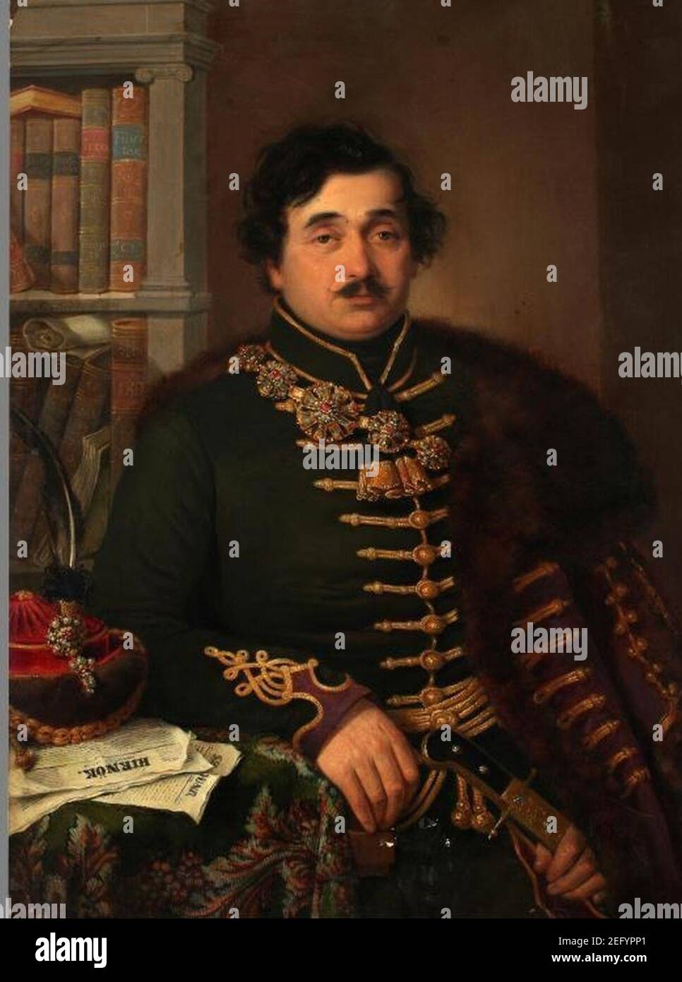Orosz József by Lieder Friedrich Johann Gottlieb Stock Photo - Alamy