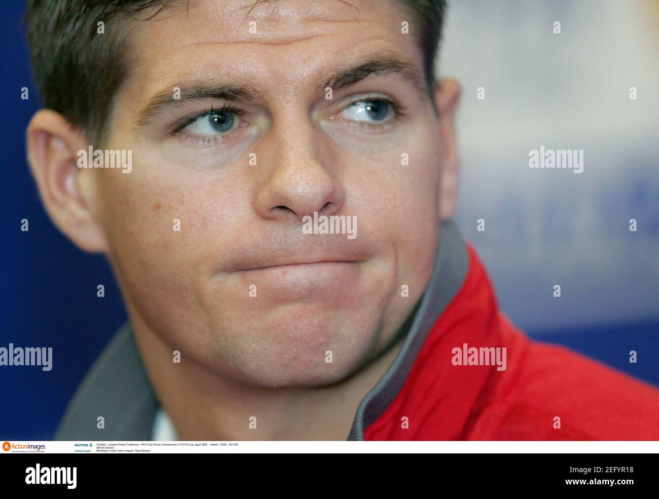 Anfield steven gerrard 2005 hi-res stock photography and images - Alamy