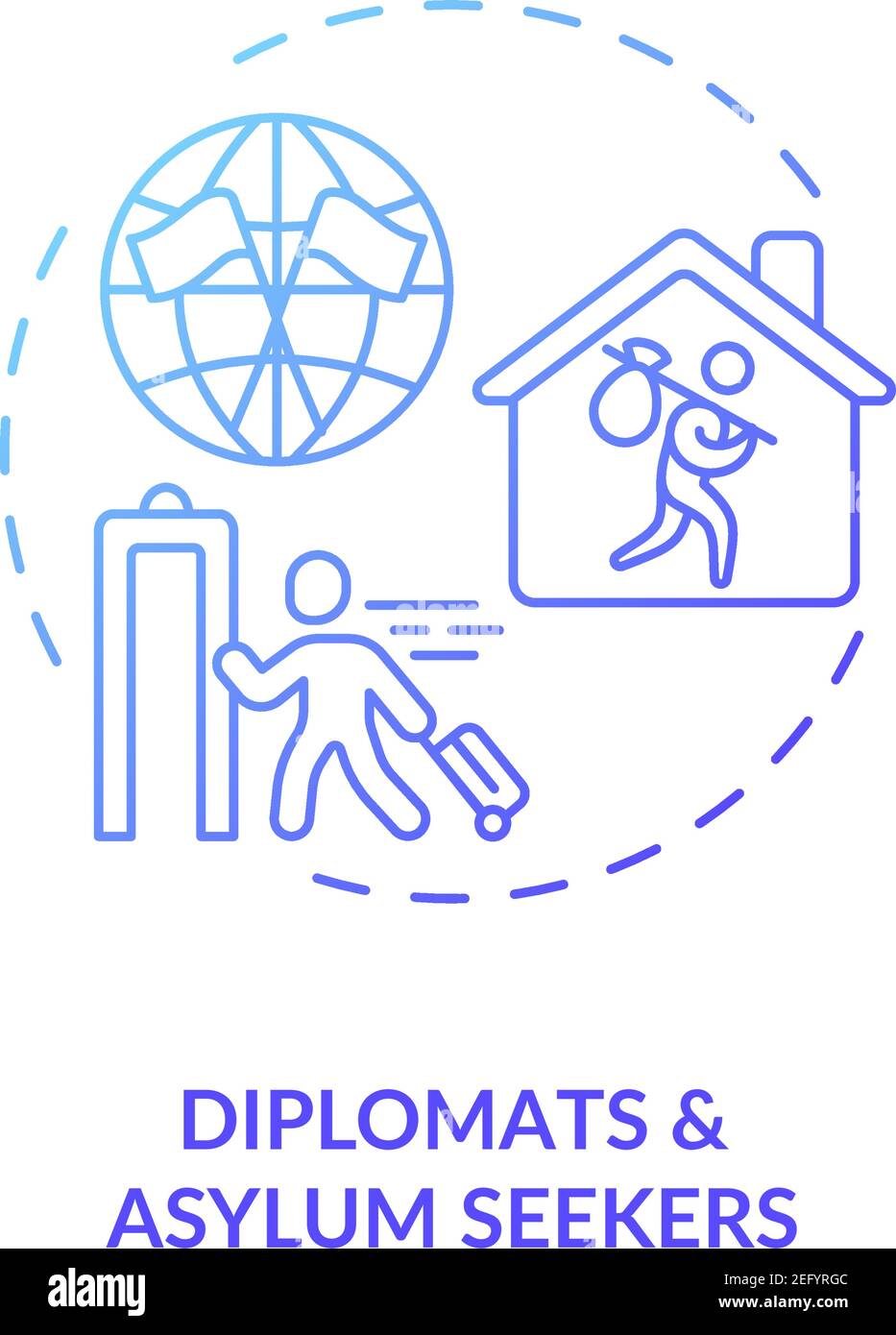 Asylum seekers Stock Vector Images - Alamy