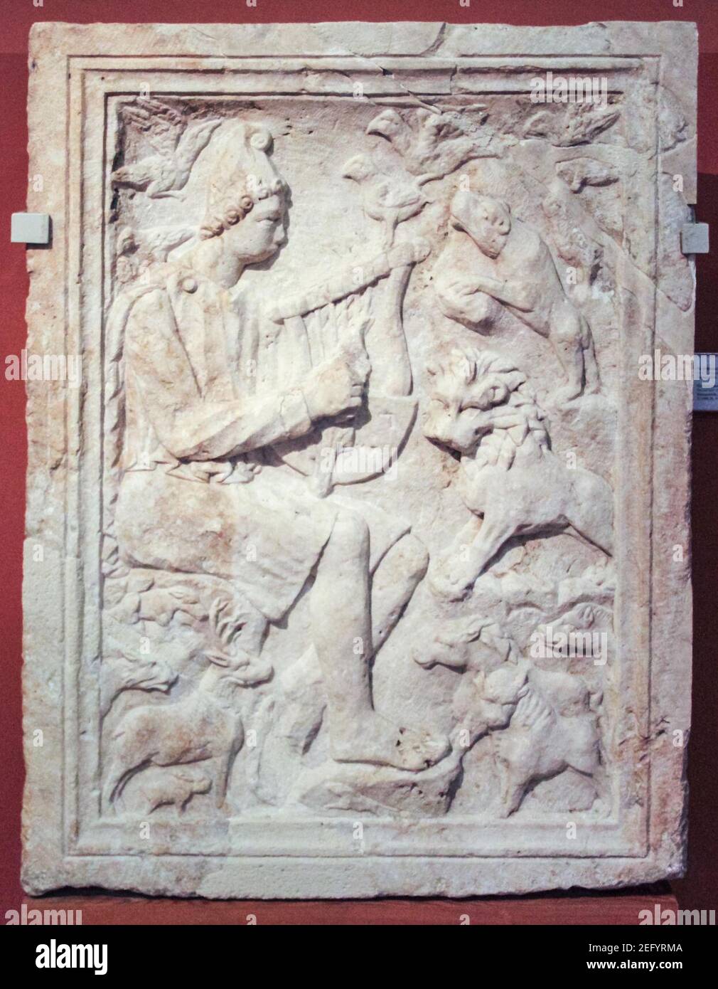 Orpheus among the animals Stock Photo - Alamy