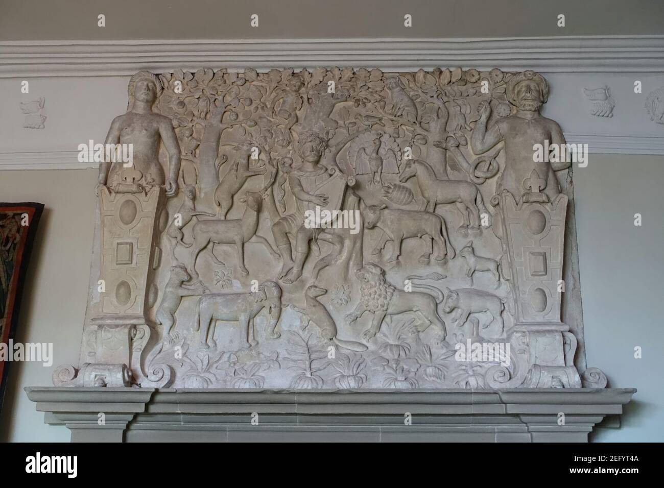 Orpheus Charming the Beasts, mid 1500s, plaster Stock Photo - Alamy Orpheus Charming the Beasts, mid 1500s, plaster Stock Photo - Alamy