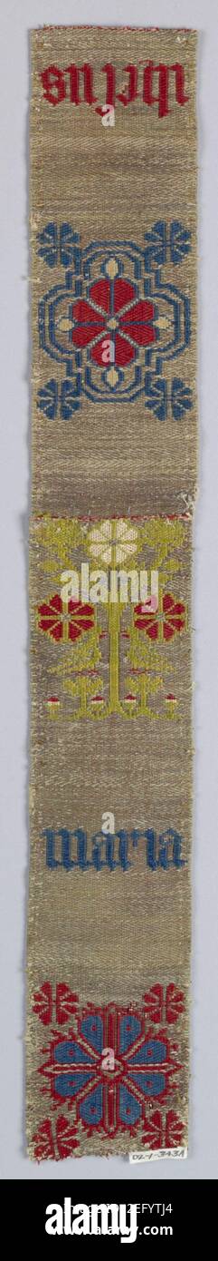 Orphrey Band (Germany), 15th century Stock Photo - Alamy