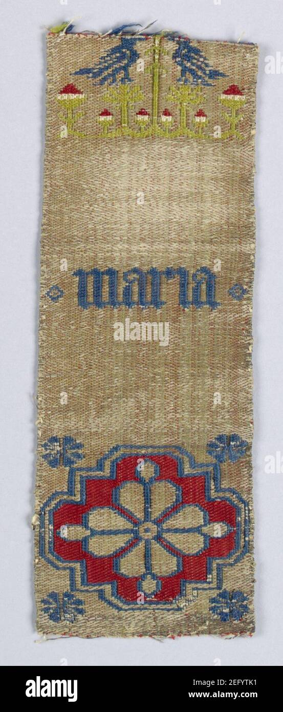 Orphrey Band Fragment (Germany), 15th century Stock Photo - Alamy
