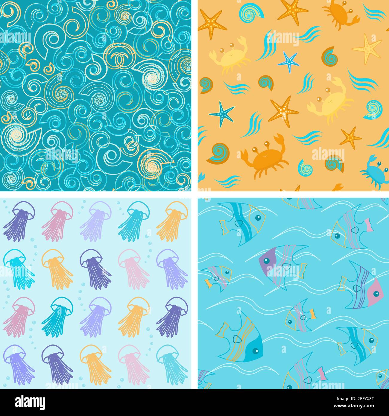 Crab patterns Stock Vector Images - Alamy