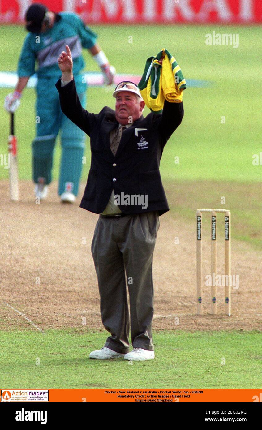 David shepherd cricket umpire hi-res stock photography and images - Alamy