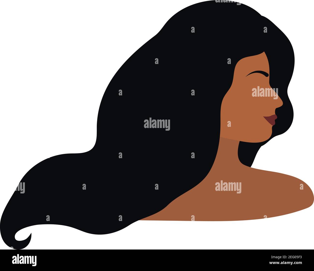 Beautiful african model portrait female Cut Out Stock Images & Pictures ...