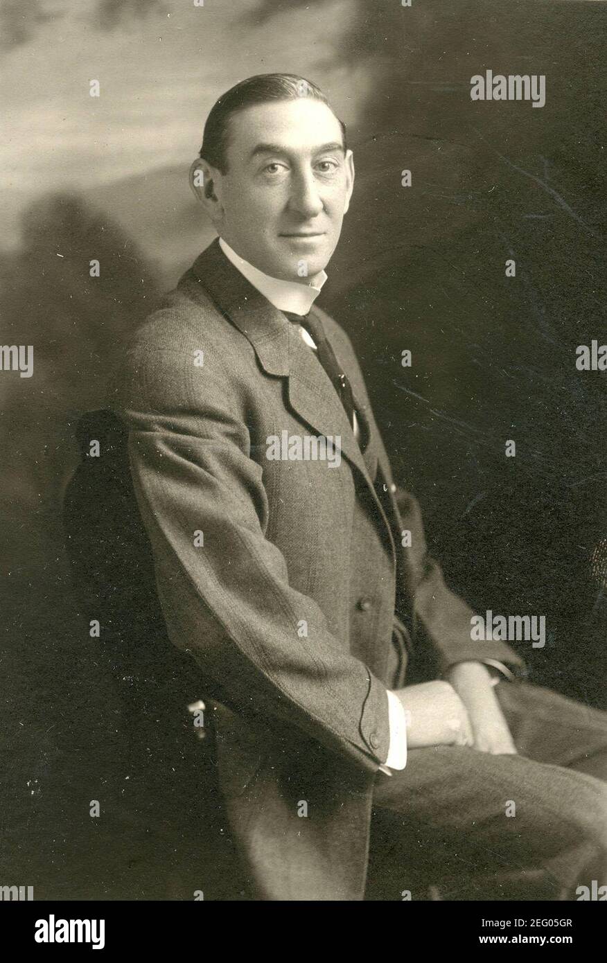 Oscar L Figman, stage comedian Stock Photo - Alamy