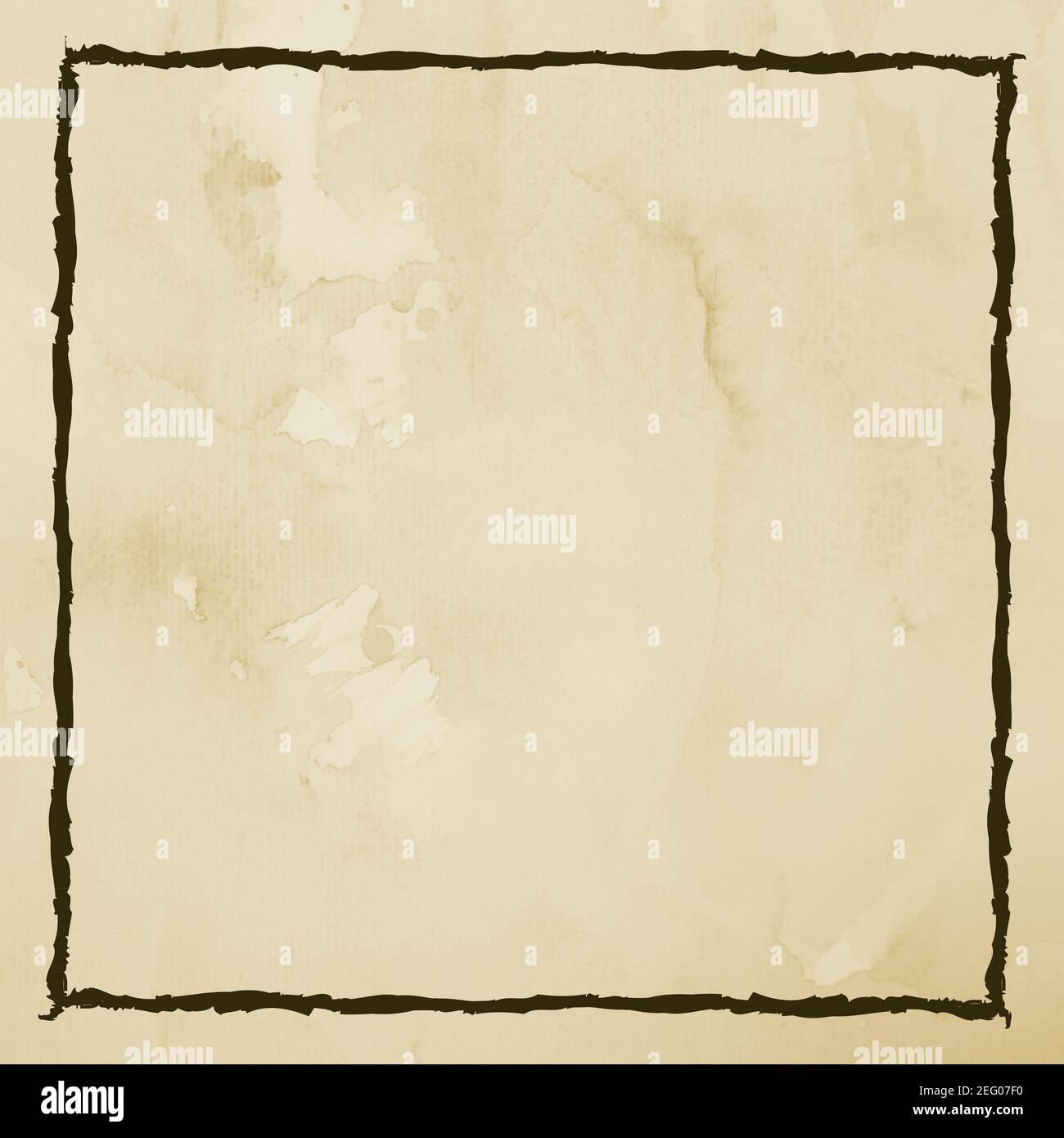 Square border, retro geometric ornamental frame Stock Photo - Alamy