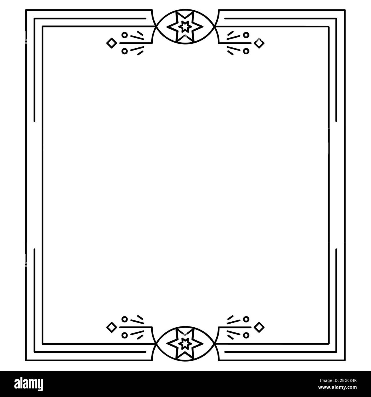 Math Page Border Black And White