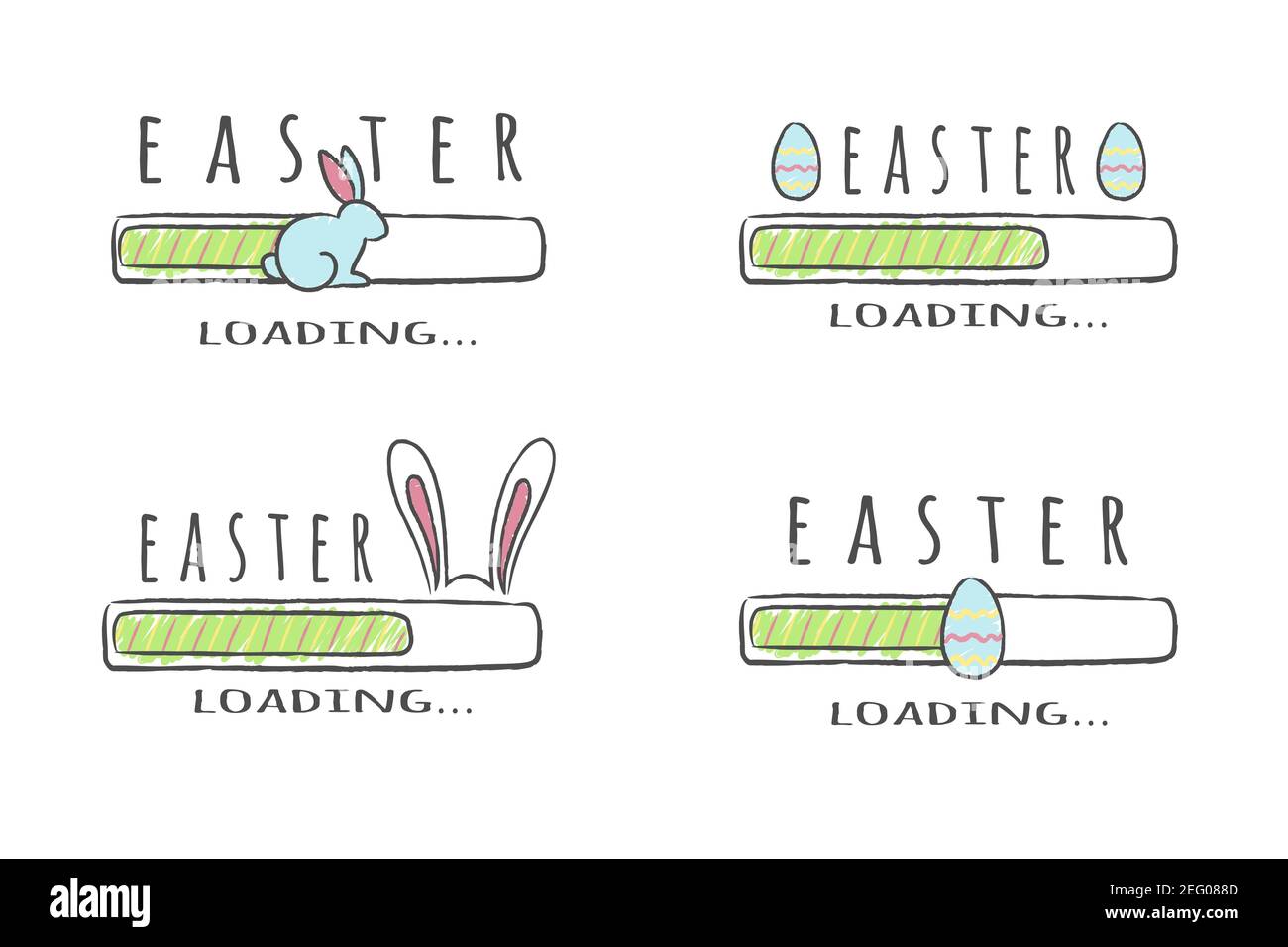 Easter is loading Stock Vector Images - Alamy