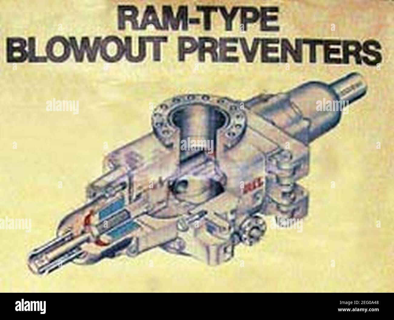OSHA ram-type blowout preventer Stock Photo - Alamy