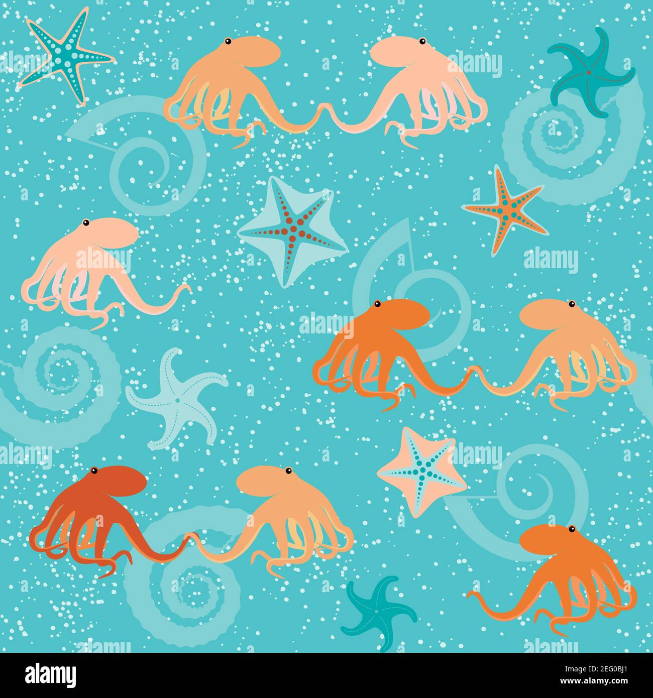 Octopus underwater together hi-res stock photography and images - Alamy