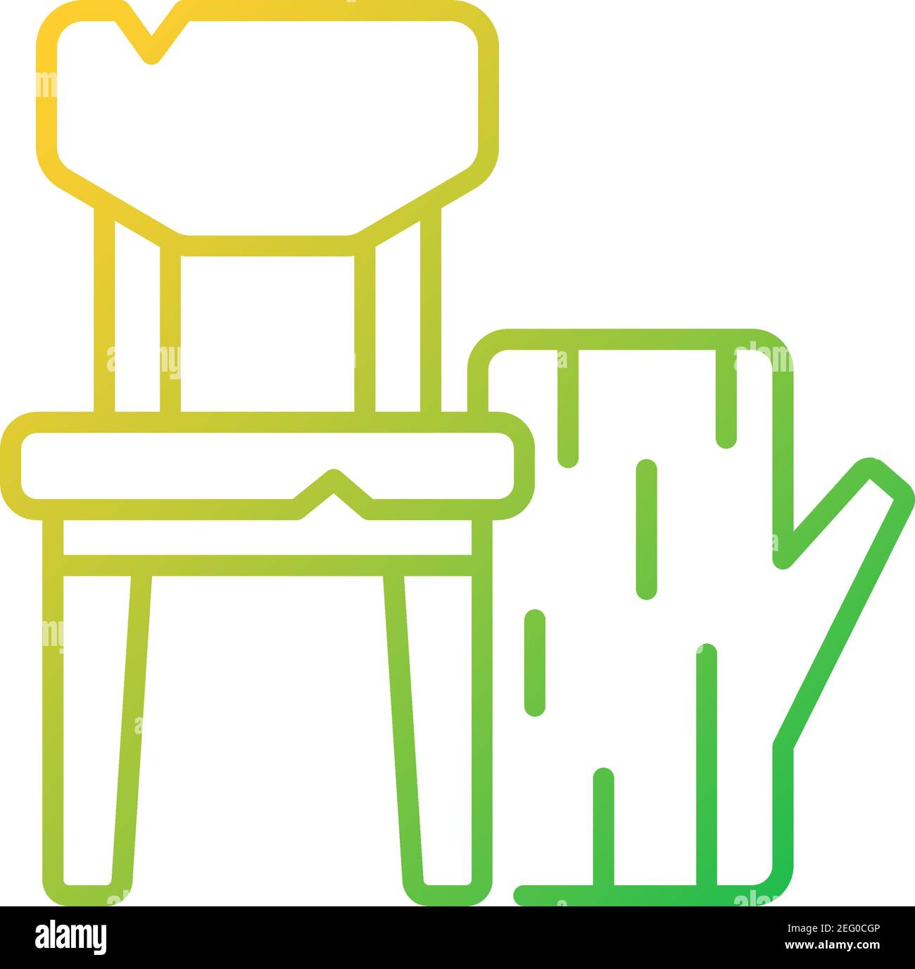 Wood waste gradient linear vector icon Stock Vector Image & Art - Alamy