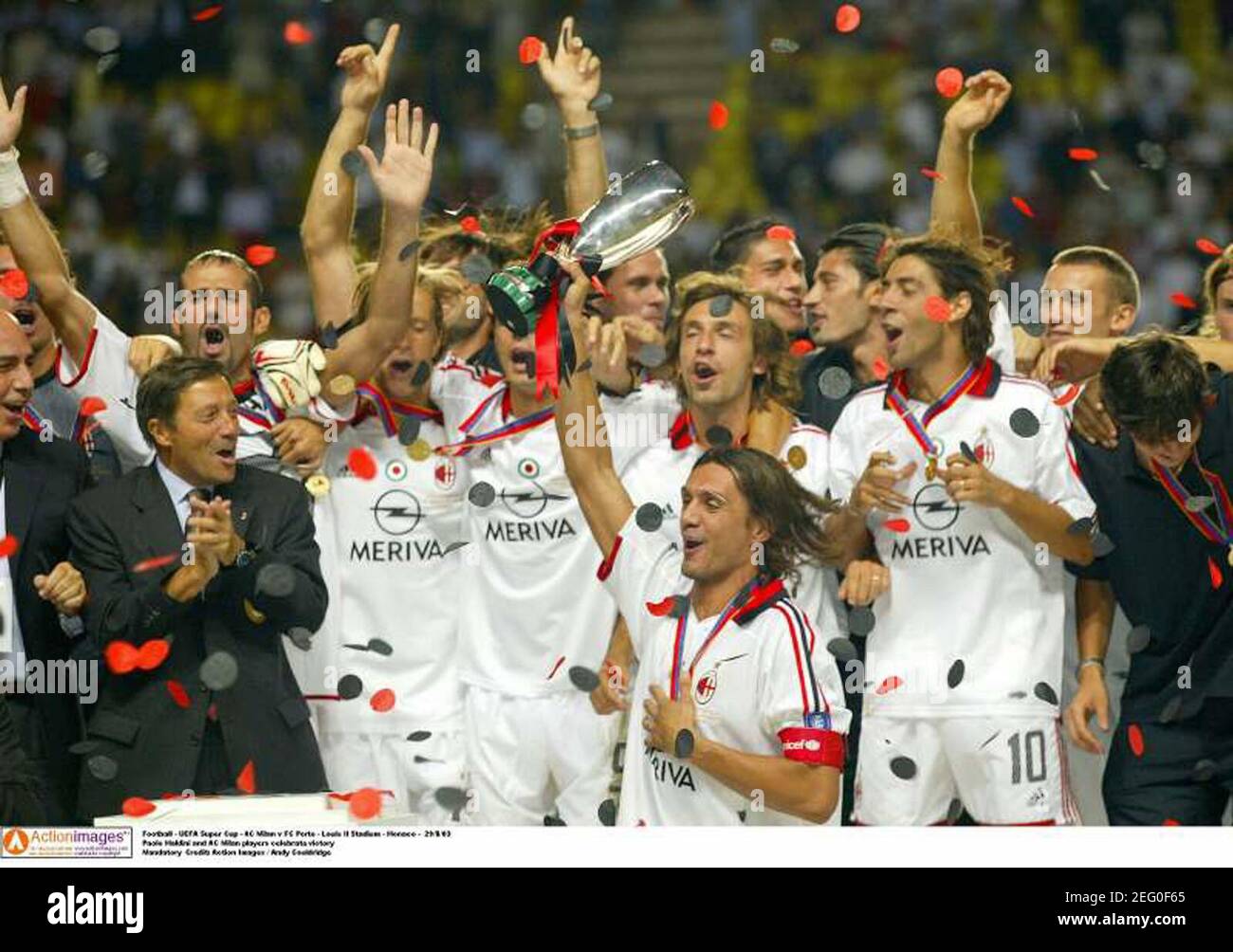 Paolo maldini milan celebrate hi-res stock photography and images - Alamy