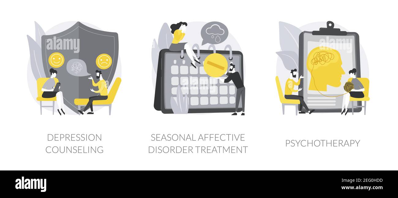 Mental health condition abstract concept vector illustrations Stock ...