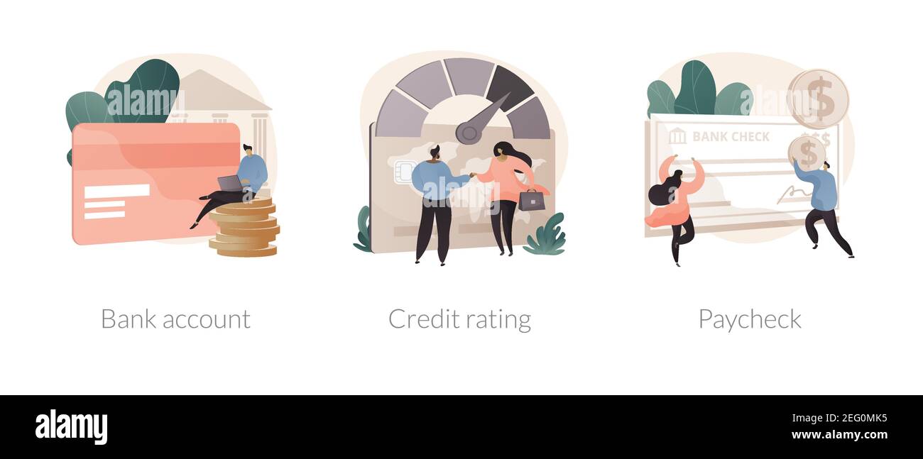 Financial services abstract concept vector illustrations Stock Vector ...