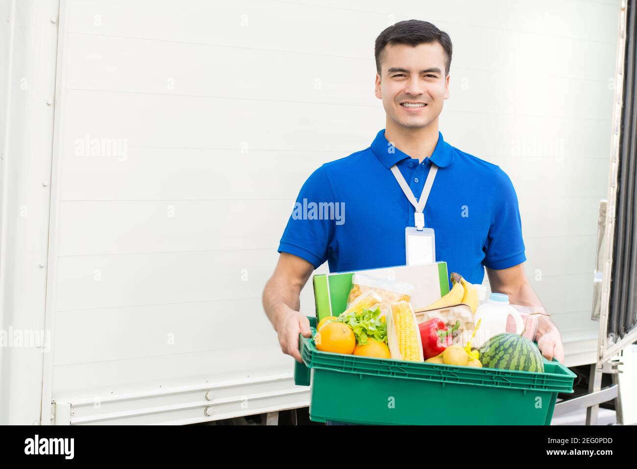 Food delivery car hi-res stock photography and images - Alamy