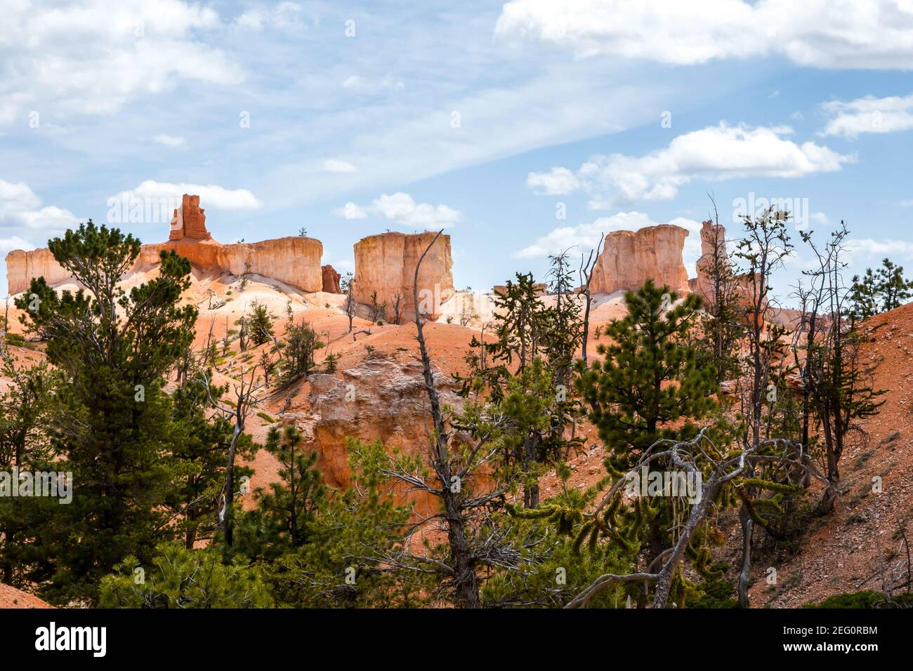 Red Rocks Hoodoos in Bryce Point at Bryce Canyon National Park, Utah ...