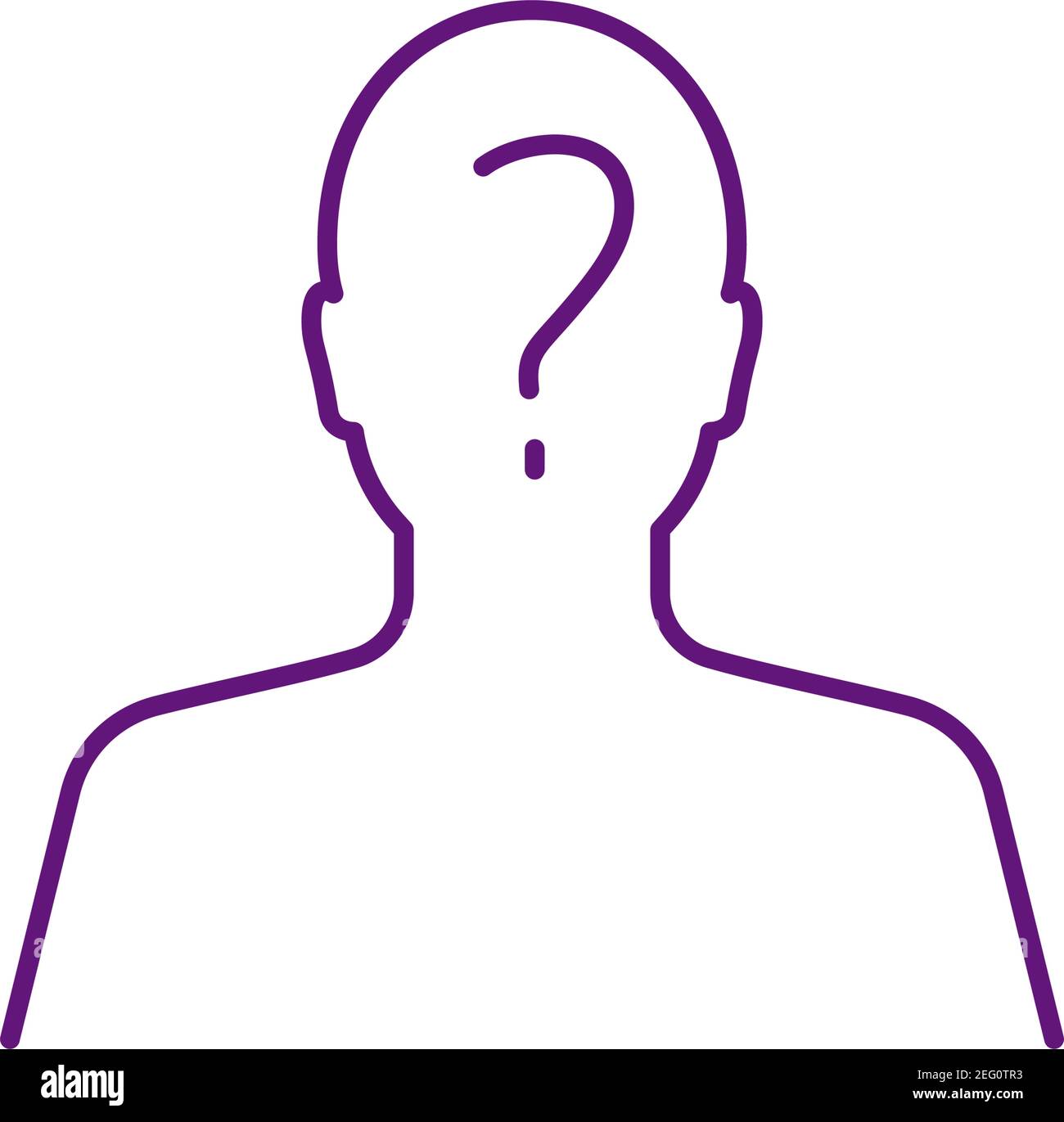 Anonymous face RGB color icon Stock Vector Image & Art - Alamy