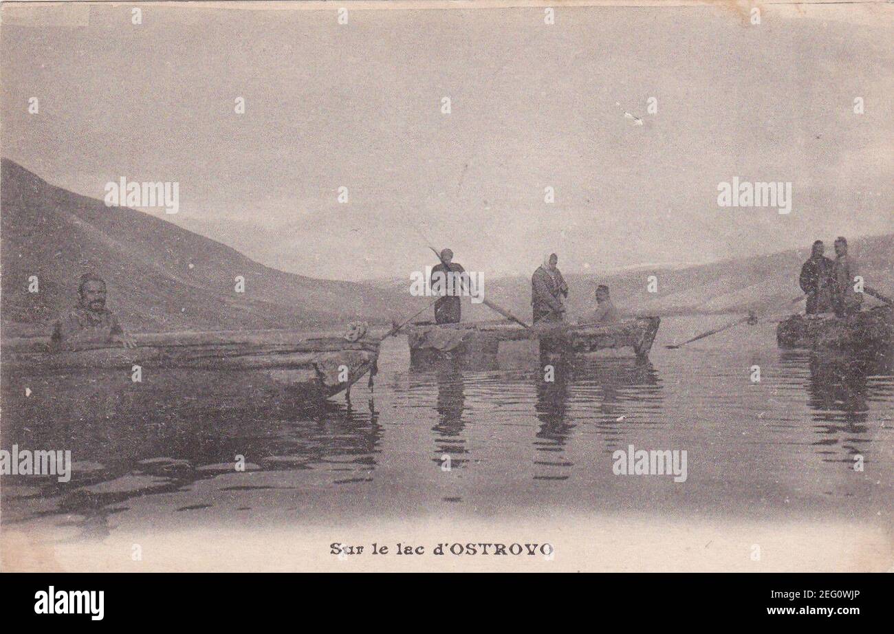 Ostrovo Lake in WWI Stock Photo - Alamy