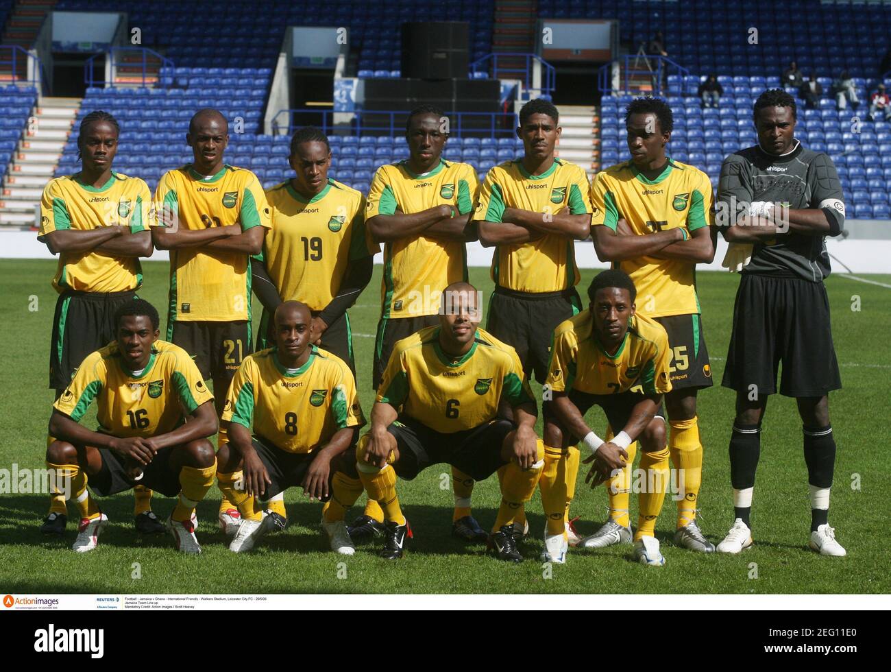 Soccer international friendly jamaica v ghana walkers stadium hi-res ...