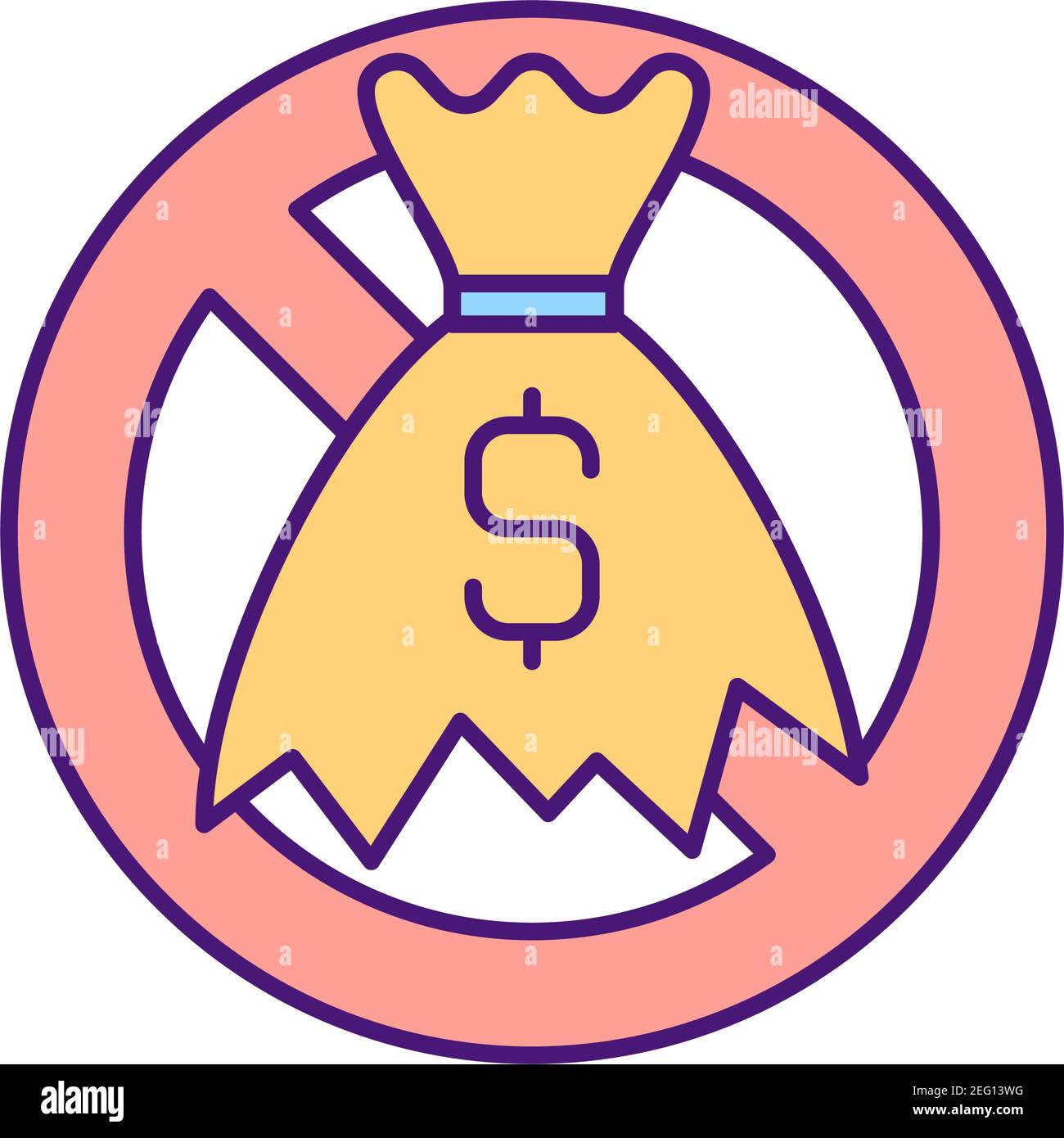 Money problems contract RGB color icon Stock Vector Image & Art - Alamy