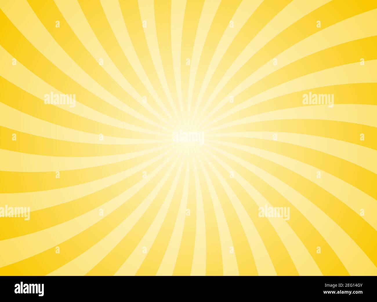 Summer sunlight background. Bright yellow color burst background ...