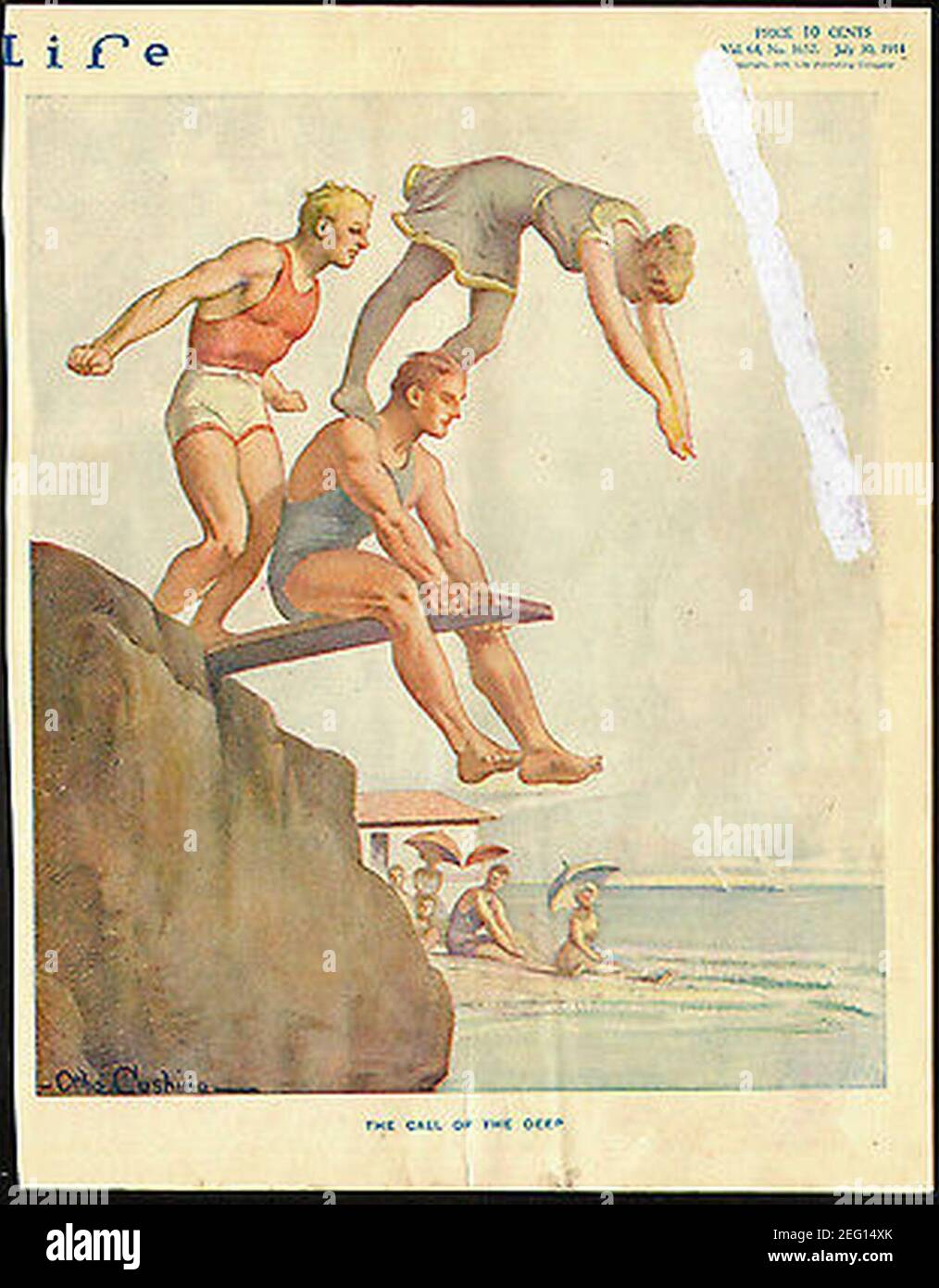 Otho Cushing Life Cover 1914 Stock Photo - Alamy