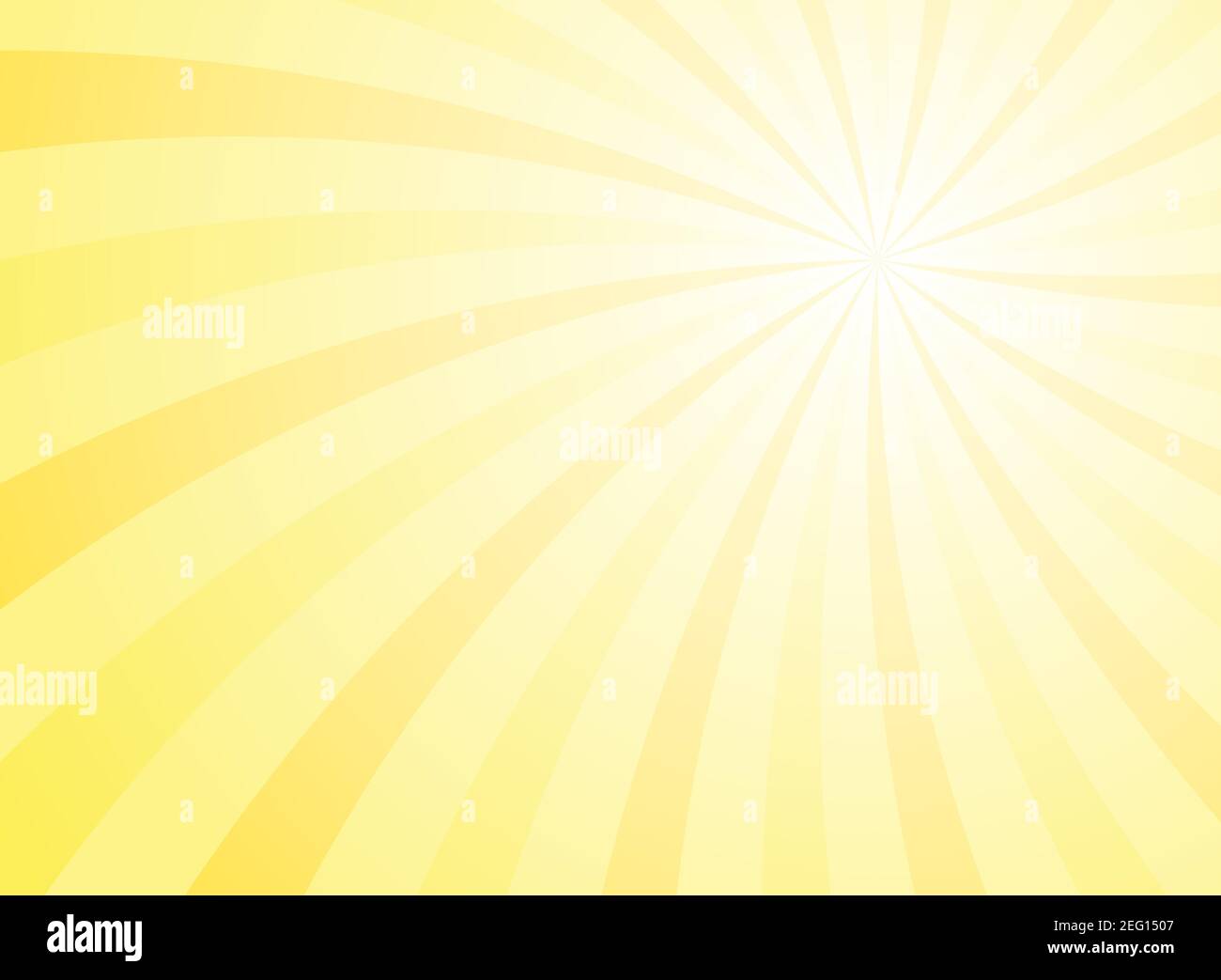 Summer sunlight background. Bright yellow color burst background ...