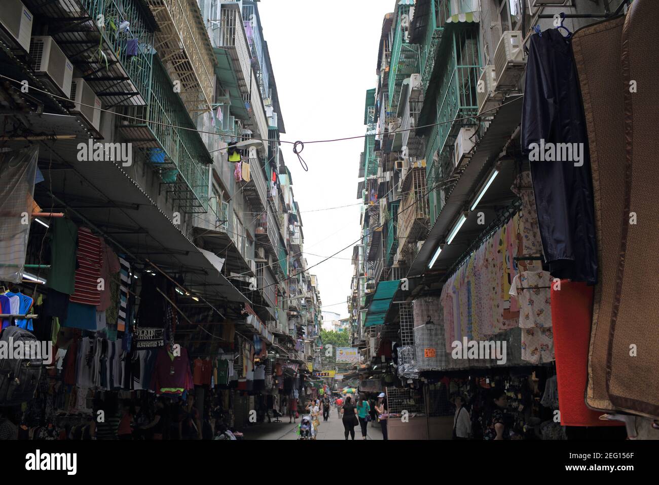 Sam Chan Dang (Rotunda de Carlos da Maia) old town area in macau Stock ...