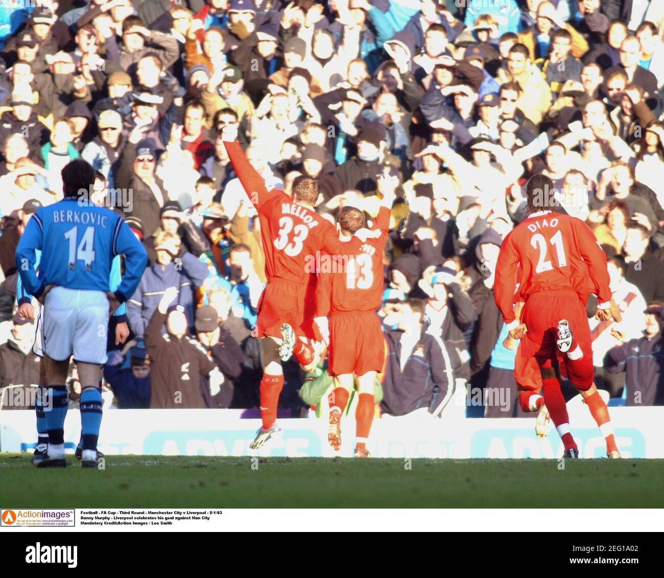 Danny murphy liverpool celebrates hi-res stock photography and images ...