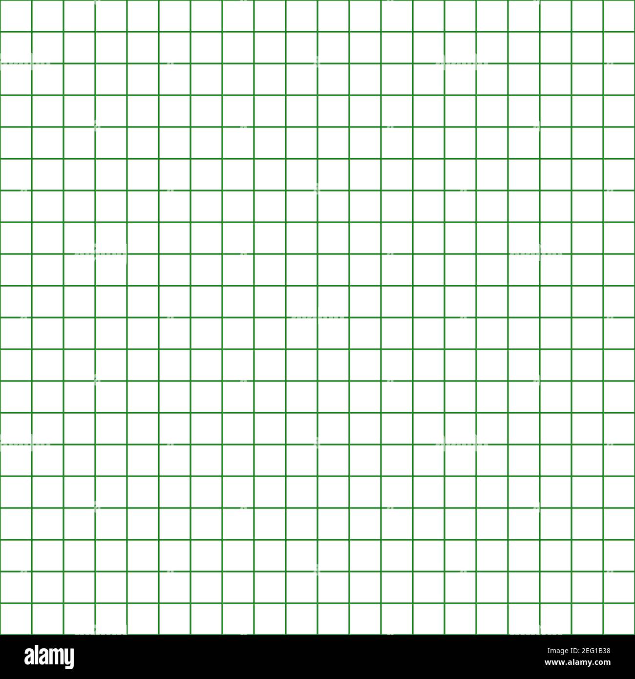 Grid paper. Abstract squared background with green graph. Geometric ...