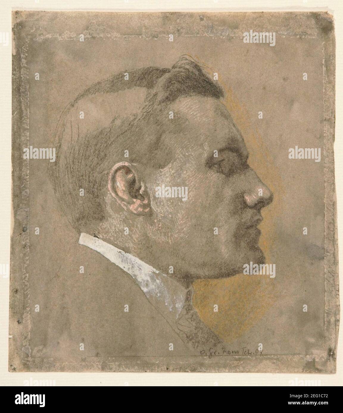 Otto Greiner - Porträt des Dr. Johannes Guthmann, 1907 Stock Photo - Alamy