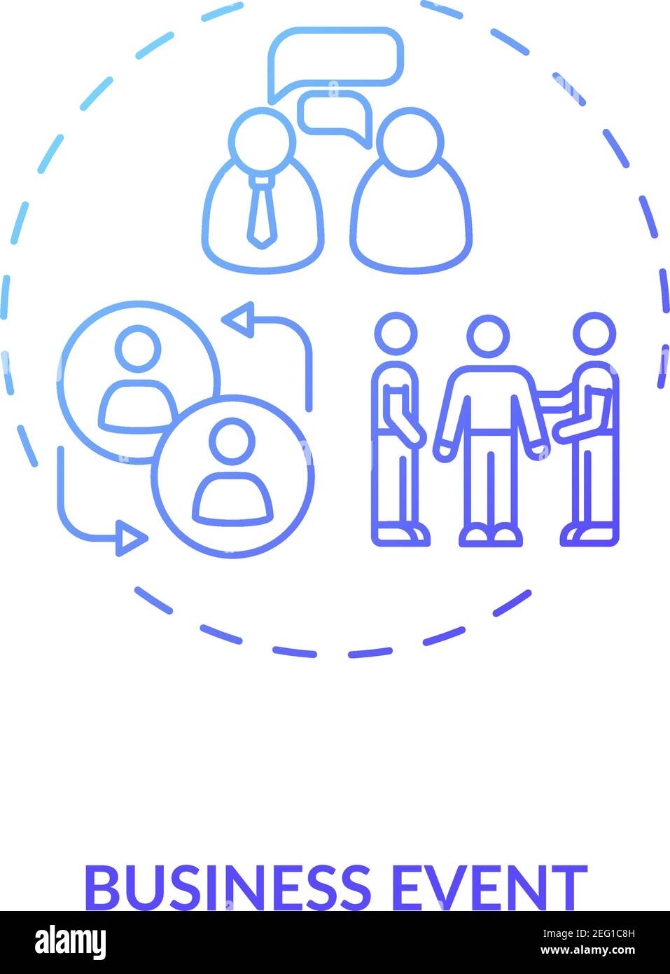 Business event concept icon Stock Vector Image & Art - Alamy