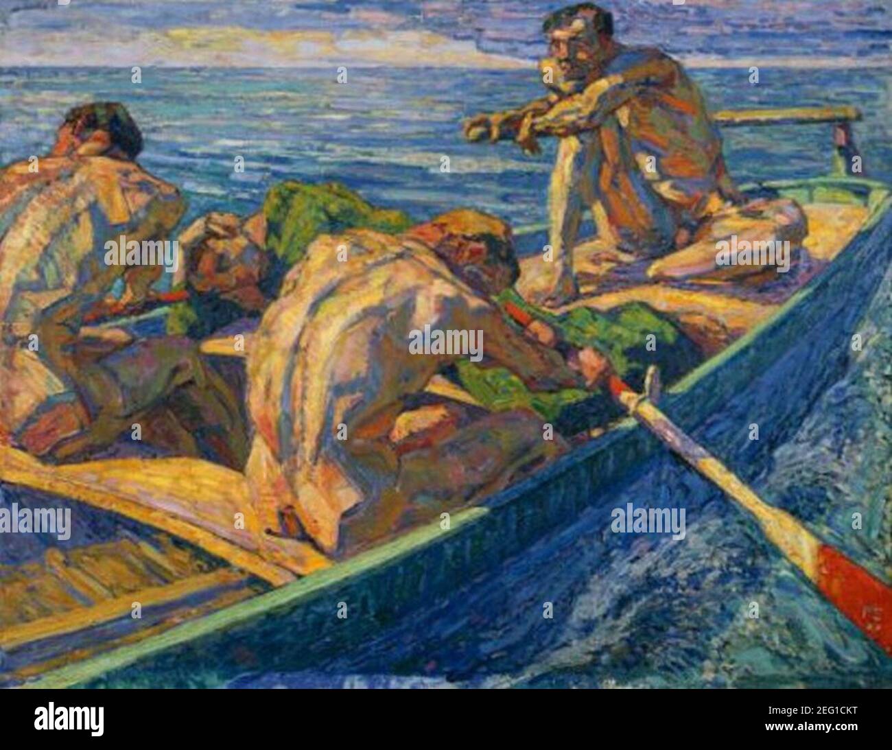 Otto Hettner Rowers Stock Photo - Alamy