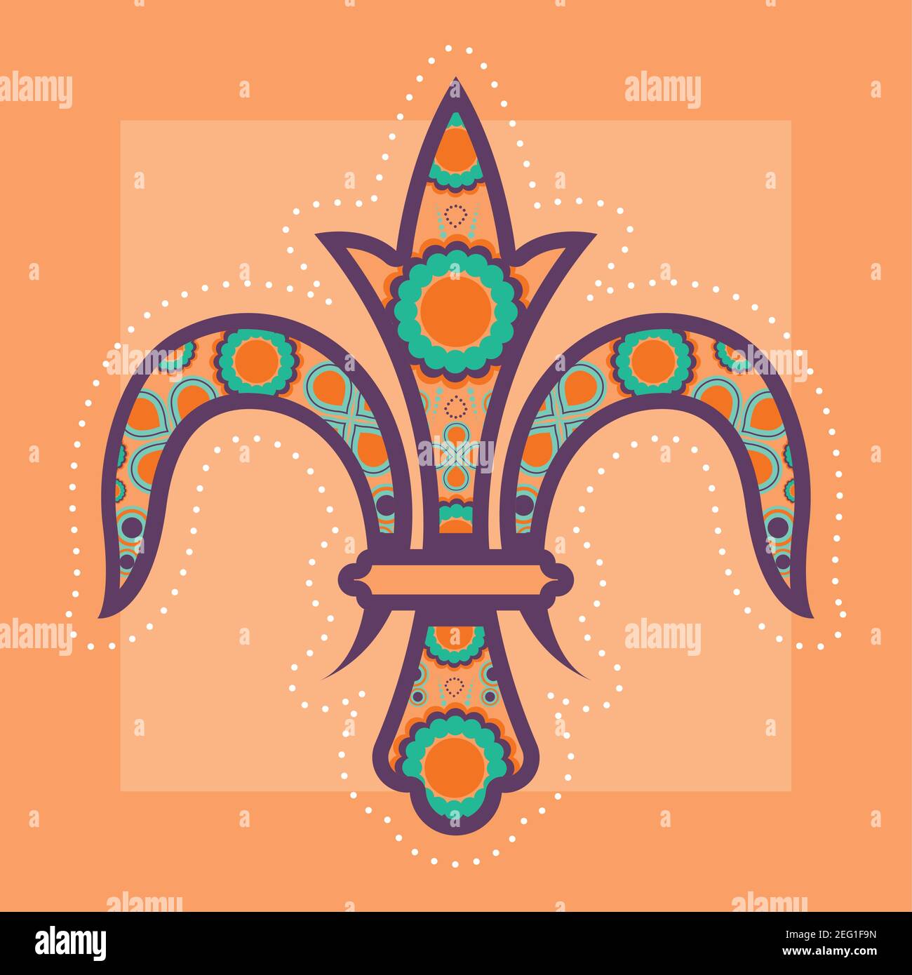 Fleur de lis. Medieval heraldry decoration - Vector Stock Vector Image ...