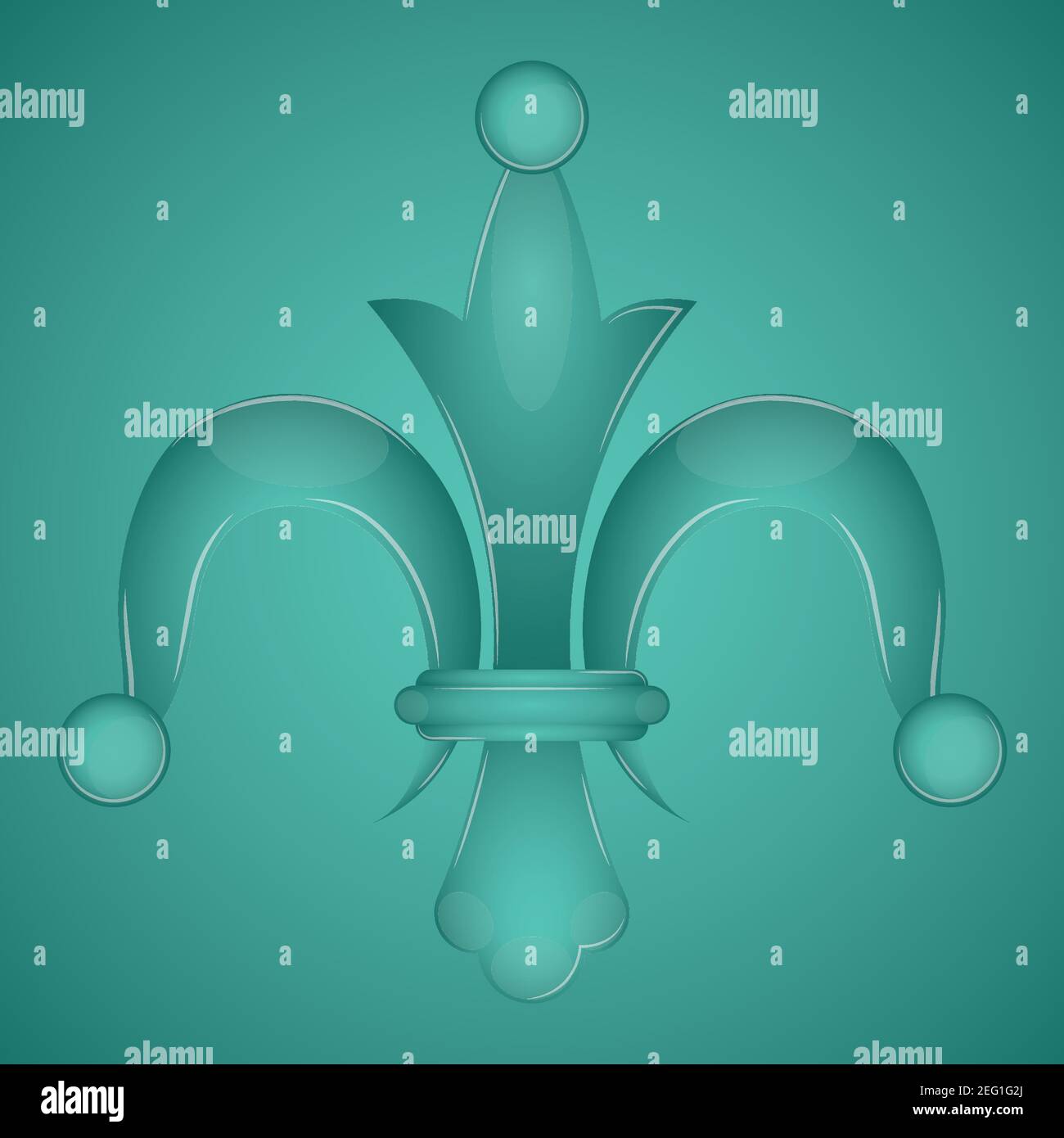 Fleur de lis. Medieval heraldry decoration - Vector Stock Vector Image ...
