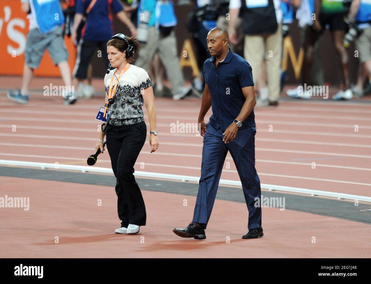 Colin jackson athlete hi-res stock photography and images - Alamy