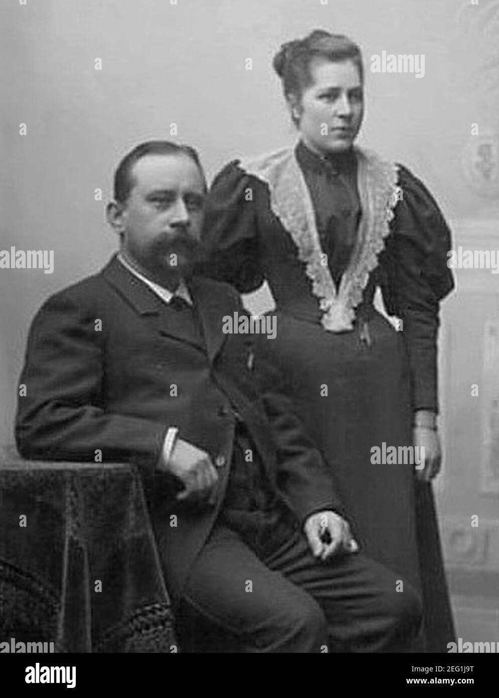 Otto och Anna Meyer 1898 Stock Photo - Alamy