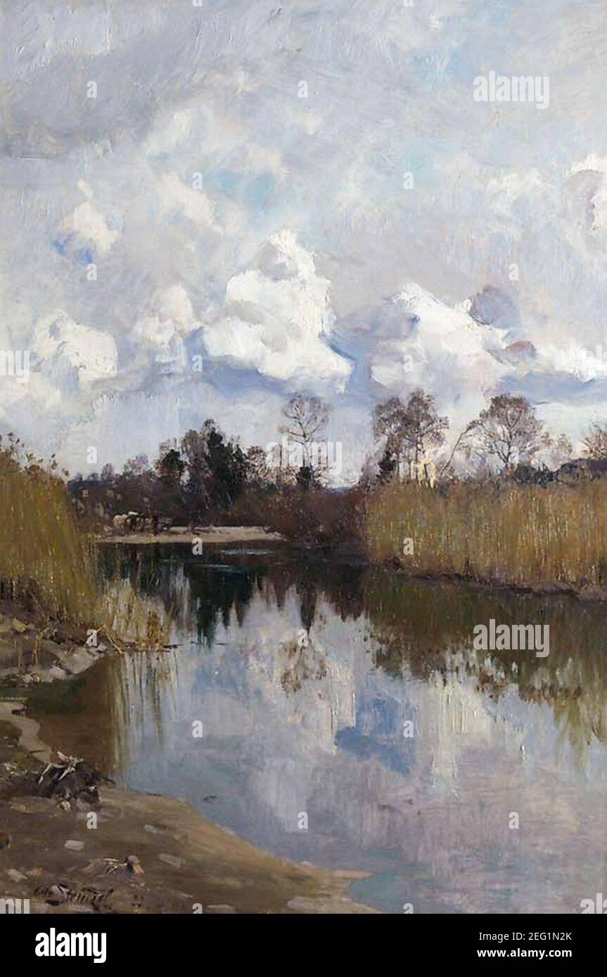 Otto Strützel Isar Stock Photo - Alamy