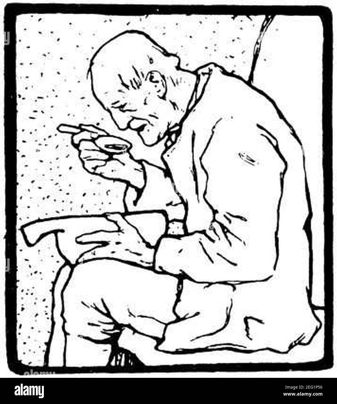 Otto Ubbelohde - Der alte Großvater und der Enkel Stock Photo - Alamy