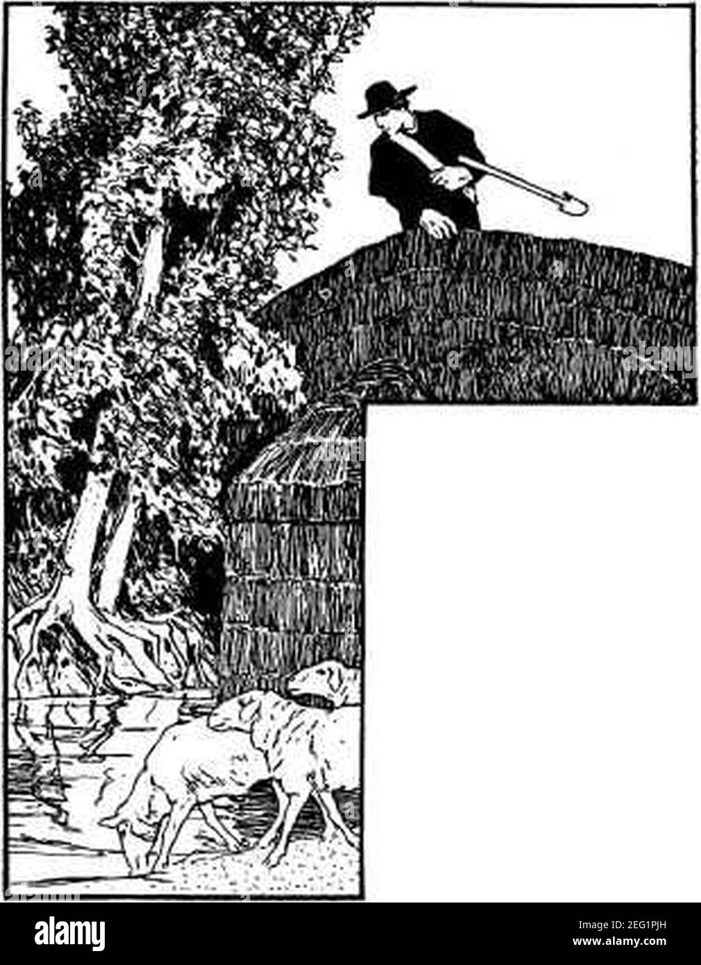 Otto Ubbelohde - Der singende Knochen Stock Photo - Alamy